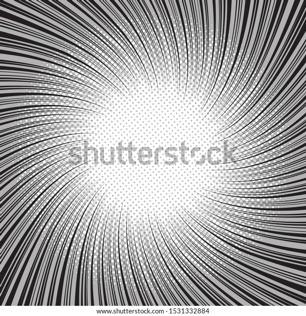 Line Sight Background Comic Book Speed Stock Vector (Royalty Free ...