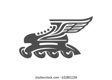 270 Roller skate wings Images, Stock Photos & Vectors | Shutterstock