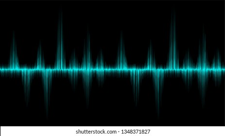 Line Soundwave Abstract Background Voice Music Stock Vector (Royalty ...