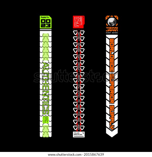 Vektor Stok Line Strips Techno Style Simple Vintage (Tanpa Royalti ...