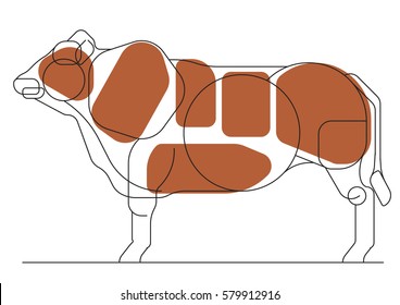408 Brisket vector logo Images, Stock Photos & Vectors | Shutterstock