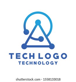 Line Tech Logo Design Inspiration Business Stock Vector (Royalty Free ...