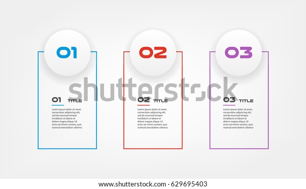 Line Text Infographic Ui Kit Templates Stock Vector (Royalty Free ...