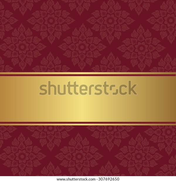 Line Thai Traditional Thai Style Pattern Stock Vector (Royalty Free ...