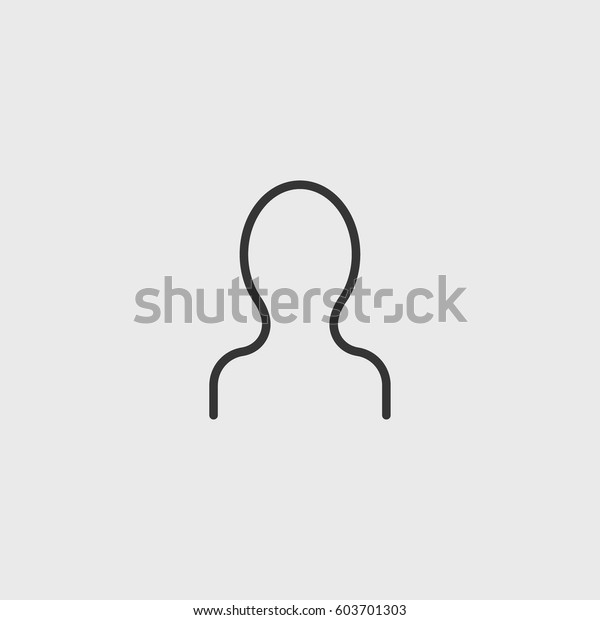 Line User Icon Illustration Isolated Vector Stock Vector (Royalty Free ...