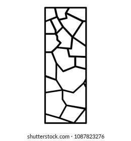 Line Wall Texture Stone Block Architecture Stock Vector (Royalty Free ...