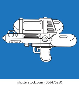 Line Water Gun Vector Design Summer Stock Vector (Royalty Free ...