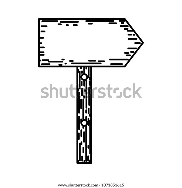 Line Wood Warning Caution Sign Notices Stock Vector (Royalty Free ...