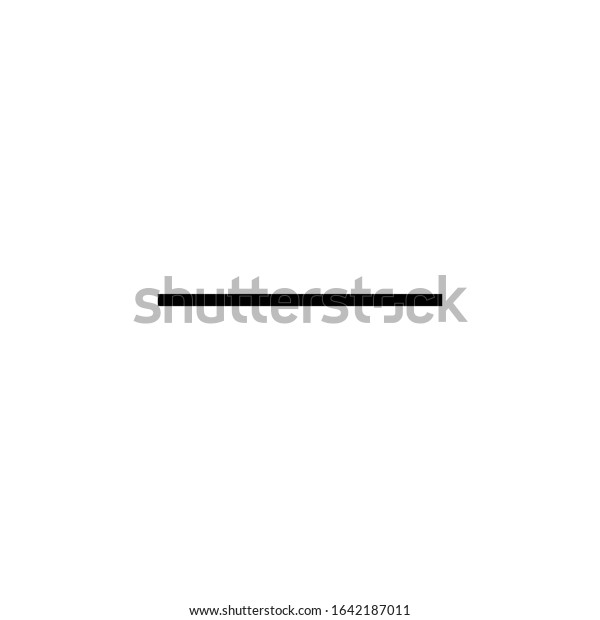 Linear Black Math Symbol Monochrome Vector Stock Vector (Royalty Free ...