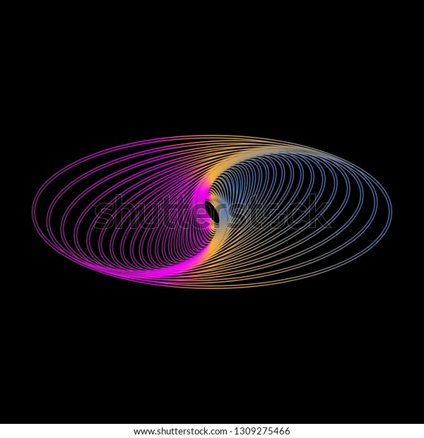 Linear Geometric Line Art Wallpaper Design Stock Vector (Royalty Free ...
