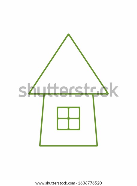 Linear House Icon Logo Symbol Vector Stock Vector (Royalty Free ...