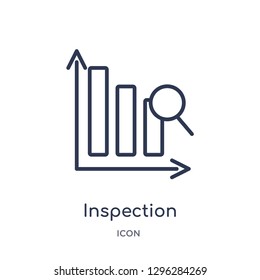 Vektor Stok Linear Inspection Icon Delivery Logistic Outline (Tanpa ...