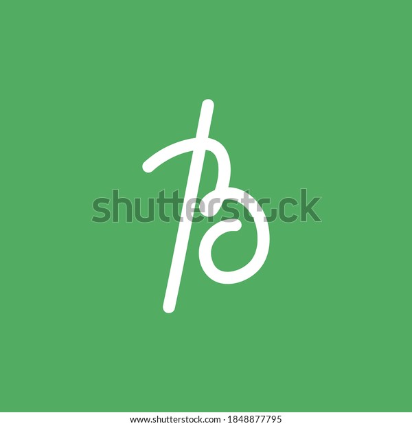 Linear Minimal Letter B Logo Vector Stock Vector (Royalty Free ...