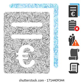 Linear Mosaic Euro Catalog List Icon Stock Vector (Royalty Free ...