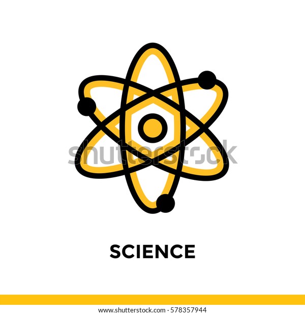 Linear Science Icon Education Pictogram Outline Stock Vector (Royalty ...