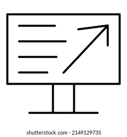 Linear Simple Shares Icon White Background Stock Vector (Royalty Free ...