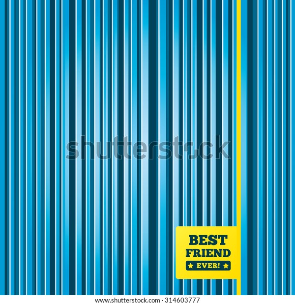 Lines Blue Background Best Friend Ever: vector de stock (libre de ...