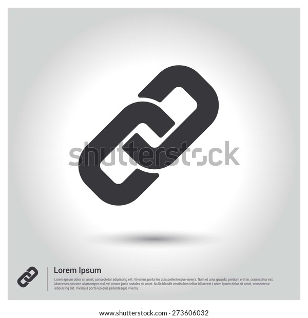 Link Chain Icon Pictogram Icon On Stock Vector (Royalty Free) 273606032 ...