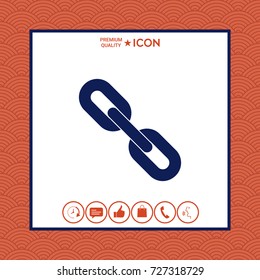 Link Chain Symbol Icon Graphic Elements Stock Vector (Royalty Free ...