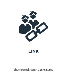 Link Icon Black Filled Vector Illustration Stock Vector (Royalty Free ...