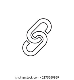 Link Icon Outline Style Design Link Stock Vector (Royalty Free ...