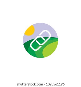 Nature Logo Design Vector Template Sign Stock Vector (Royalty Free ...