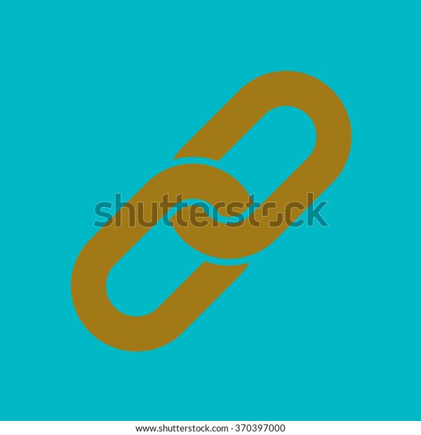 Link Single Iconchain Link Simbol: vector de stock (libre de regalías ...