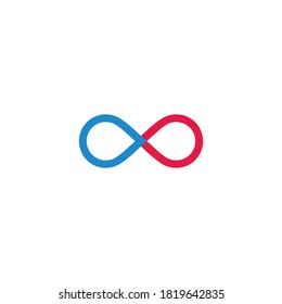 Heart Infinity Loop Butterfly Logo Icon Stock Vector (Royalty Free ...
