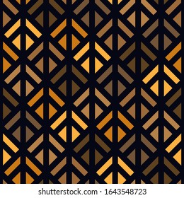 Linocut Style Geometric Seamless Pattern Minimal Stock Vector (Royalty ...