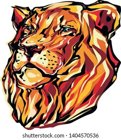David Face Full Color Vector Art: vector de stock (libre de regalías ...