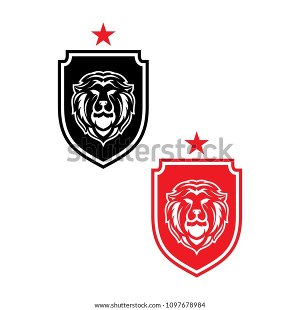 Lion Guard Security Logo Design: เวกเตอร์สต็อก (ปลอดค่าลิขสิทธิ์ ...