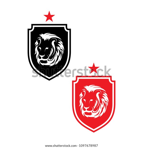 Lion Guard Security Logo Design Stock Vector (Royalty Free) 1097678987 ...