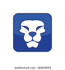 Lion Head Logo Vector Lion Icon Stock Vector (Royalty Free) 283029053 ...