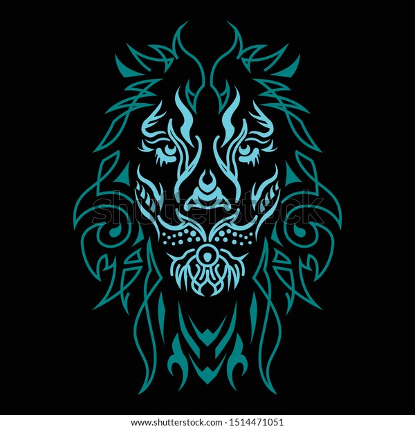 Lion King Line Art Vector Stock Vector (Royalty Free) 1514471051 ...