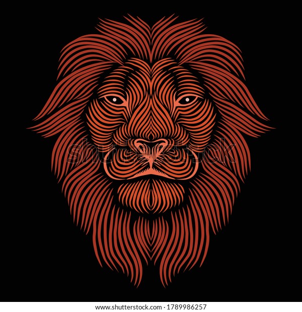 Lion King Vector Art Illustration Stock Vector (Royalty Free ...