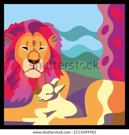Lion And Lamb Clip Art | Free download on ClipArtMag