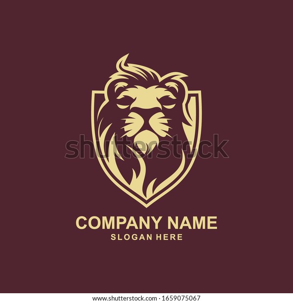 Lion Logo Design Premium Vector Stock Vector (Royalty Free) 1659075067