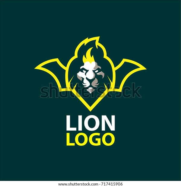 Lion Logo Manticore Logo Stock Vector (Royalty Free) 717415906 ...