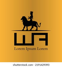 Lion Queen Concept Design Stock Vector (Royalty Free) 2191429393 ...