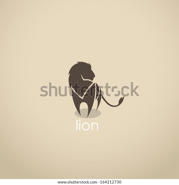 Lion Symbol Vector Illustration Stock Vector (Royalty Free) 164212730 ...