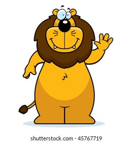Lion Waving Stock Vector (Royalty Free) 45767719 | Shutterstock