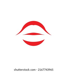 Lip Logo Vector Illustration Design Stock Vector (Royalty Free ...