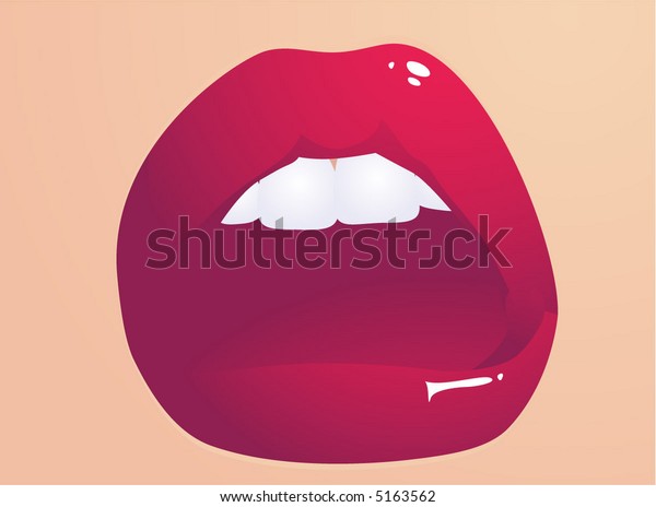 Lips Expression Shock Stock Vector (Royalty Free) 5163562 | Shutterstock
