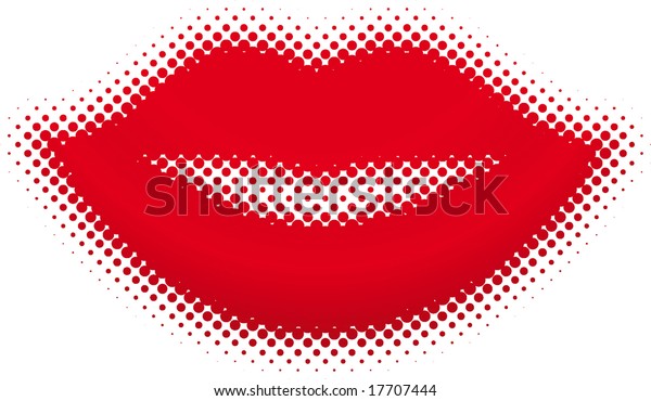 Lips Dots Design Series Stock Vector (Royalty Free) 17707444 | Shutterstock