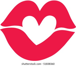 82,455 Heart lips Images, Stock Photos & Vectors | Shutterstock