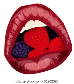 Lips raspberry Images, Stock Photos & Vectors | Shutterstock
