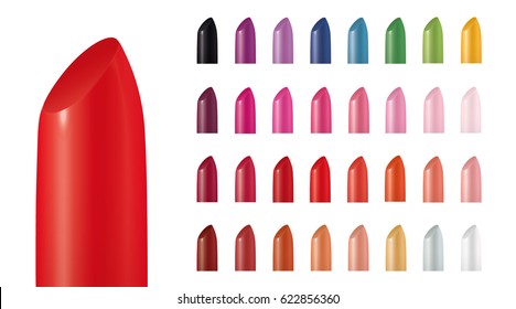 330 afbeeldingen voor Lipstick color chart: afbeeldingen, stockfoto‘s ...