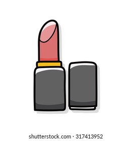Lipstick Doodle: vector de stock (libre de regalías) 345167504 ...