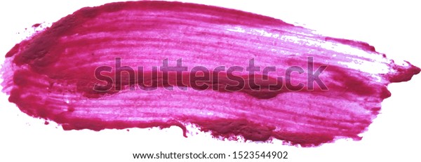 Lipstick Smear Painted Text Box Abstract Stock Vector (Royalty Free ...