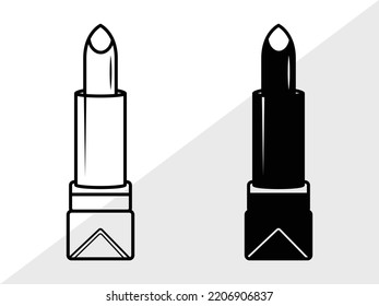 Lipstick Svg Printable Vector Illustration Stock Vector (Royalty Free ...